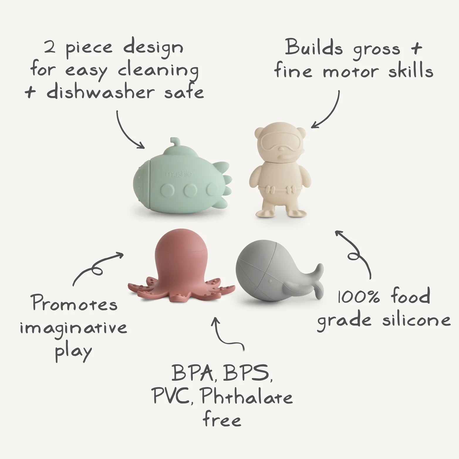 Sea Life Bath Playset – Babe Bump & Beyond