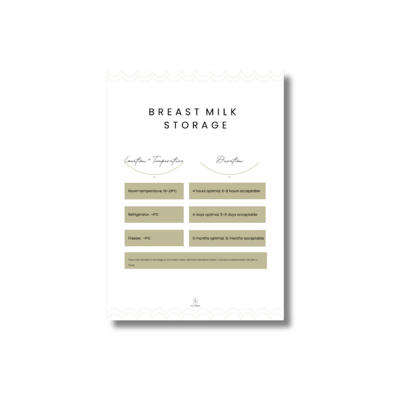 Breast Milk Storage Guide - Free Download – Babe Bump & Beyond